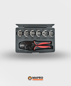 KEN5155740K ชุดคีมย้ำหางปลา 8 ชิ้น(RATCHET CRIMPING TOOL C/WINTER ...